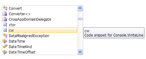 Visual studio Insert snippet — The Codeby