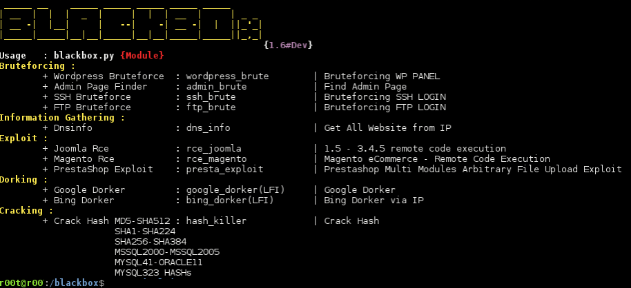 blackbox-framework — The Codeby